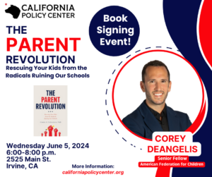 Special Book Signing Event with Author Dr. Corey DeAngelis | California ...